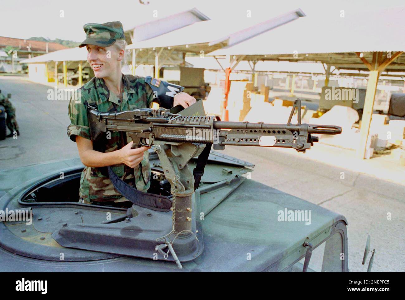 Private Christine Cabido, of Strawberry, Arizona, and a member of the ...