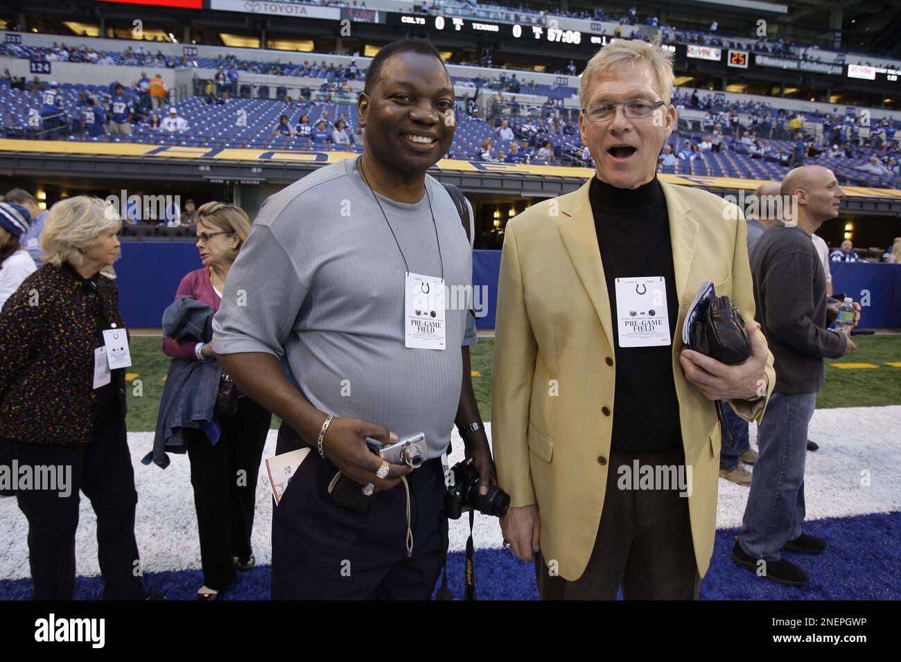 Former 1975 Baltimore Colt Marshall Johnson, left, and David Taylor ...