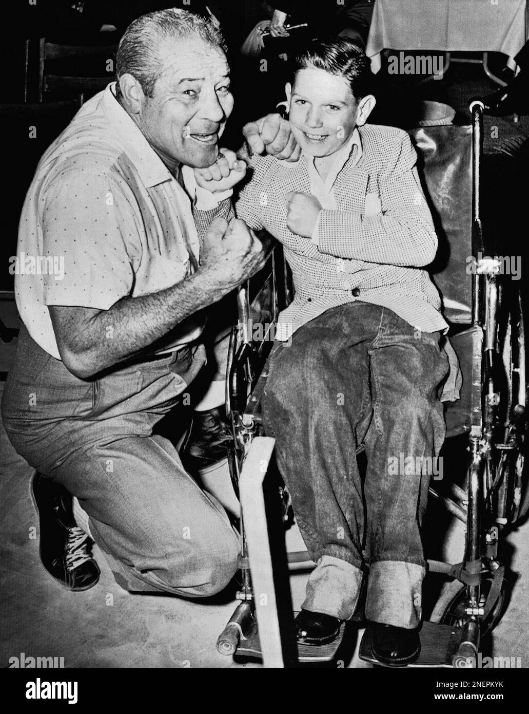 In what is believed to be the last picture of Max Baer, the former ...
