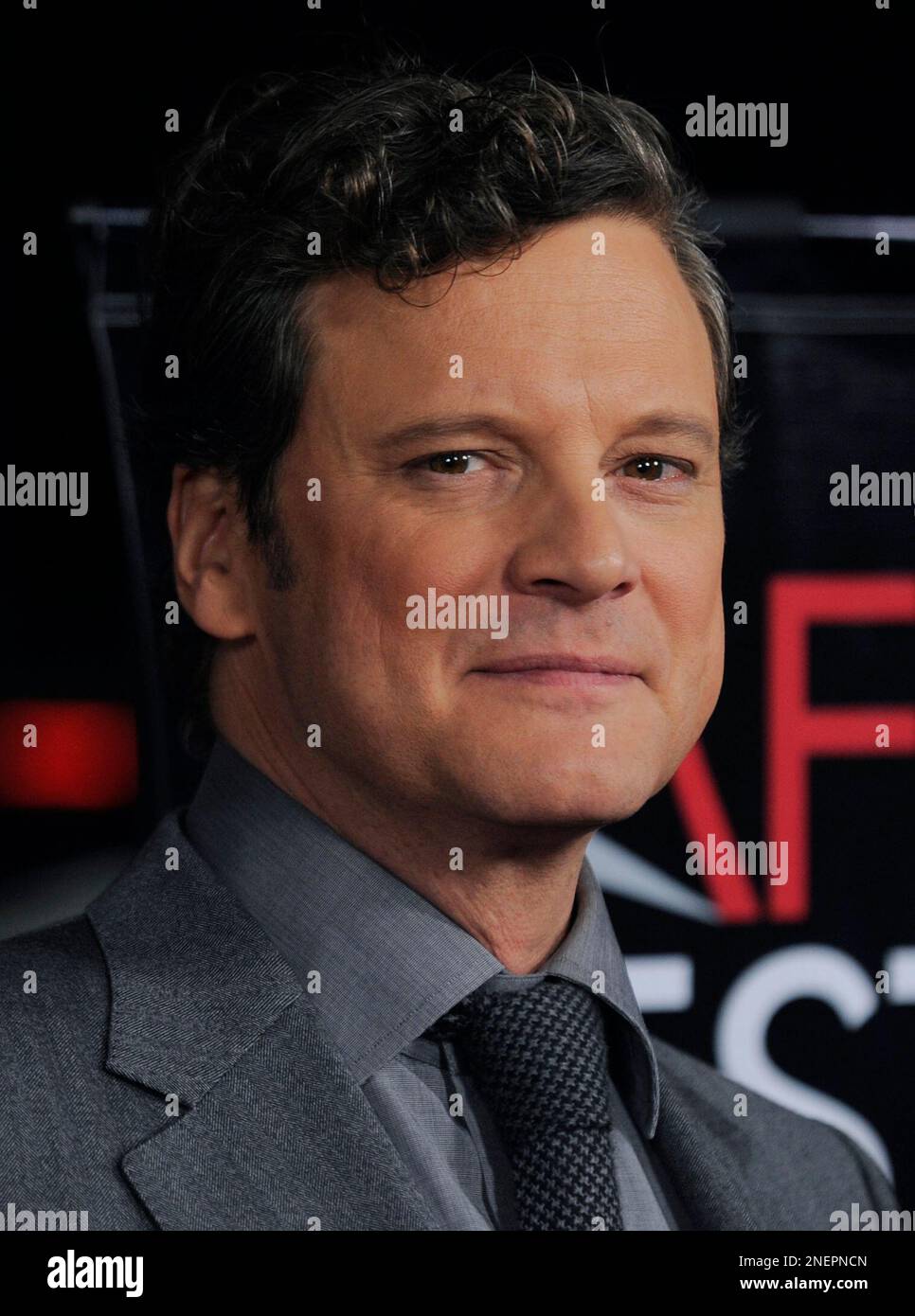 Colin Firth, star of "A Single Man," arrives at the premiere of the ...