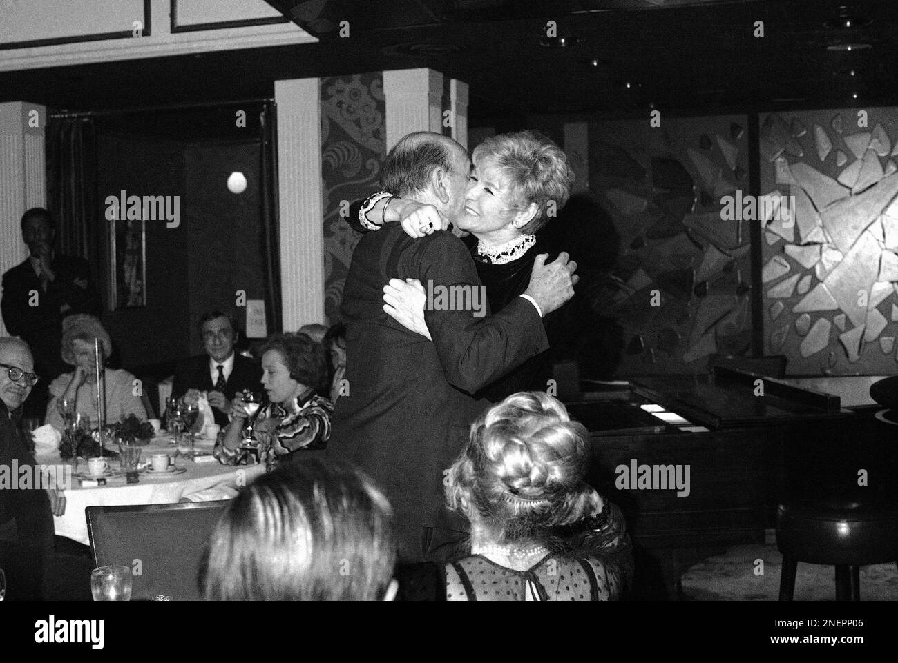 Noel Coward at the Raffles Club party marking his birthday on Sunday ...