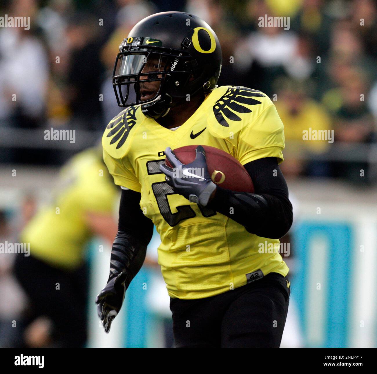 Oregon running back LaMichael James is shown during their NCAA college ...