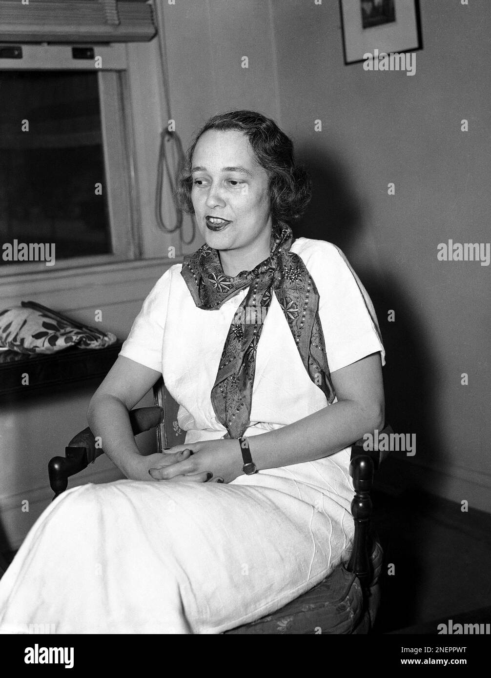 Barbara Duncan Hopkins, wife of federal Works Progress Administrator ...