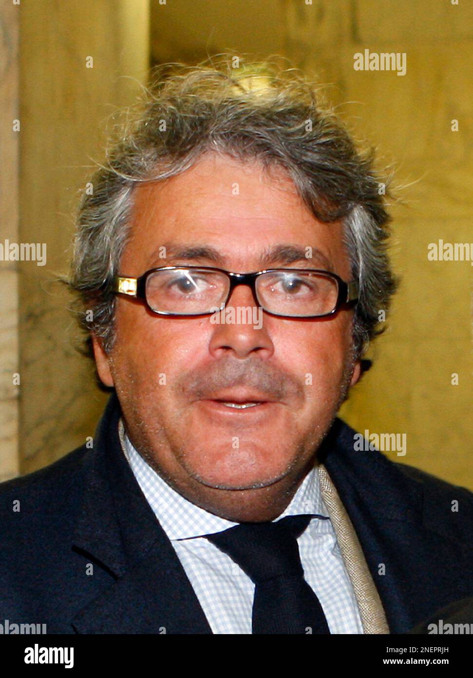 Marco Mancini leaves after Italian Judge Oscar Magi read the verdict at ...