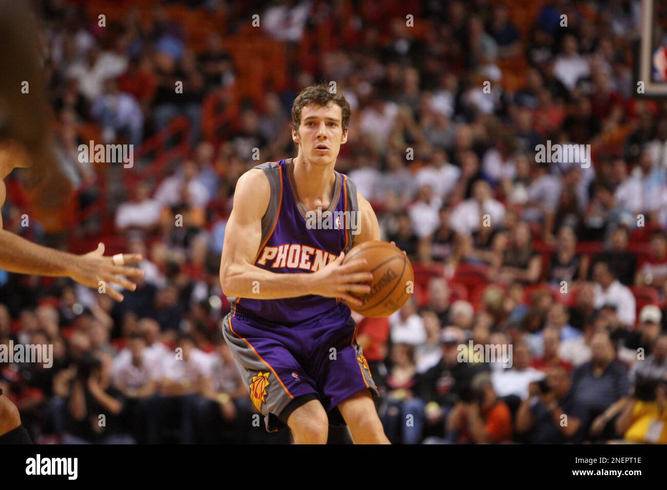 Phoenix Suns' Goran Dragic during NBA basketball action in Miami ... Phoenix Suns' Goran Dragic during NBA basketball action in Miami ...