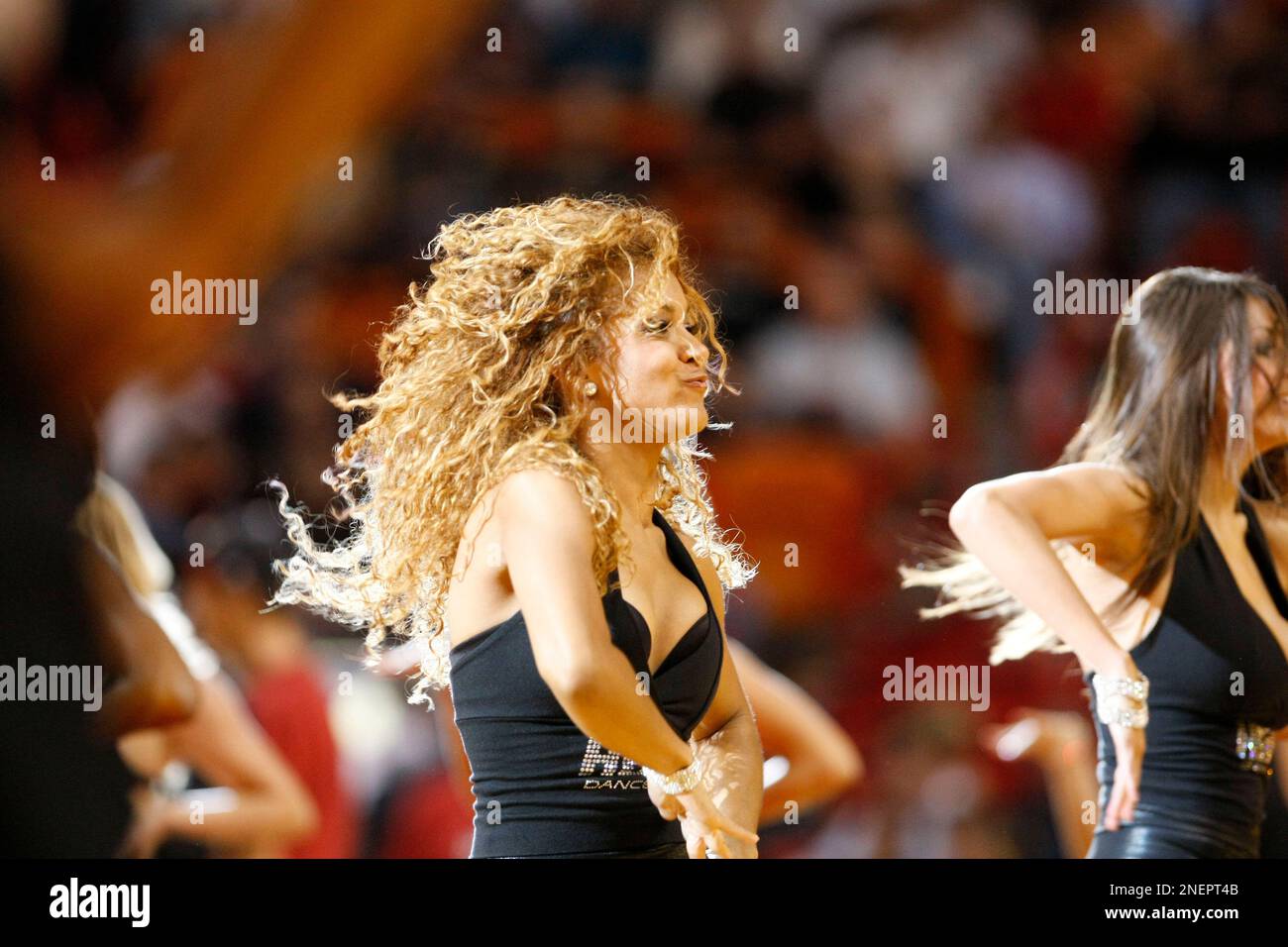 Miami Heat Dancer during NBA basketball action in Miami, Tuesday, Nov ...
