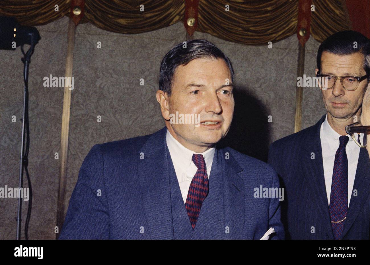 President of Chase Manhattan Bank David Rockefeller, one of the ...