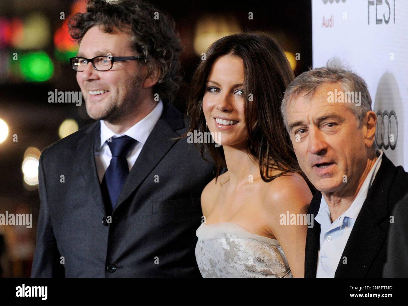 Kirk Jones, left, director/screenwriter of "Everybody's Fine," poses ...