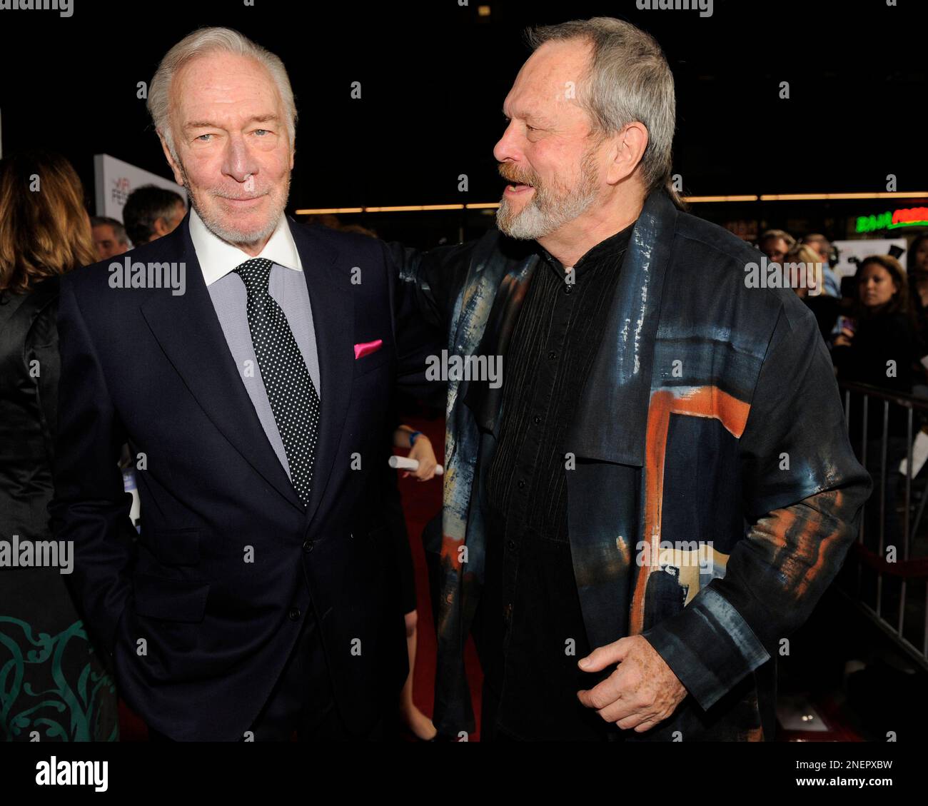 Terry Gilliam, right, director/producer of "The Imaginarium of Dr ...