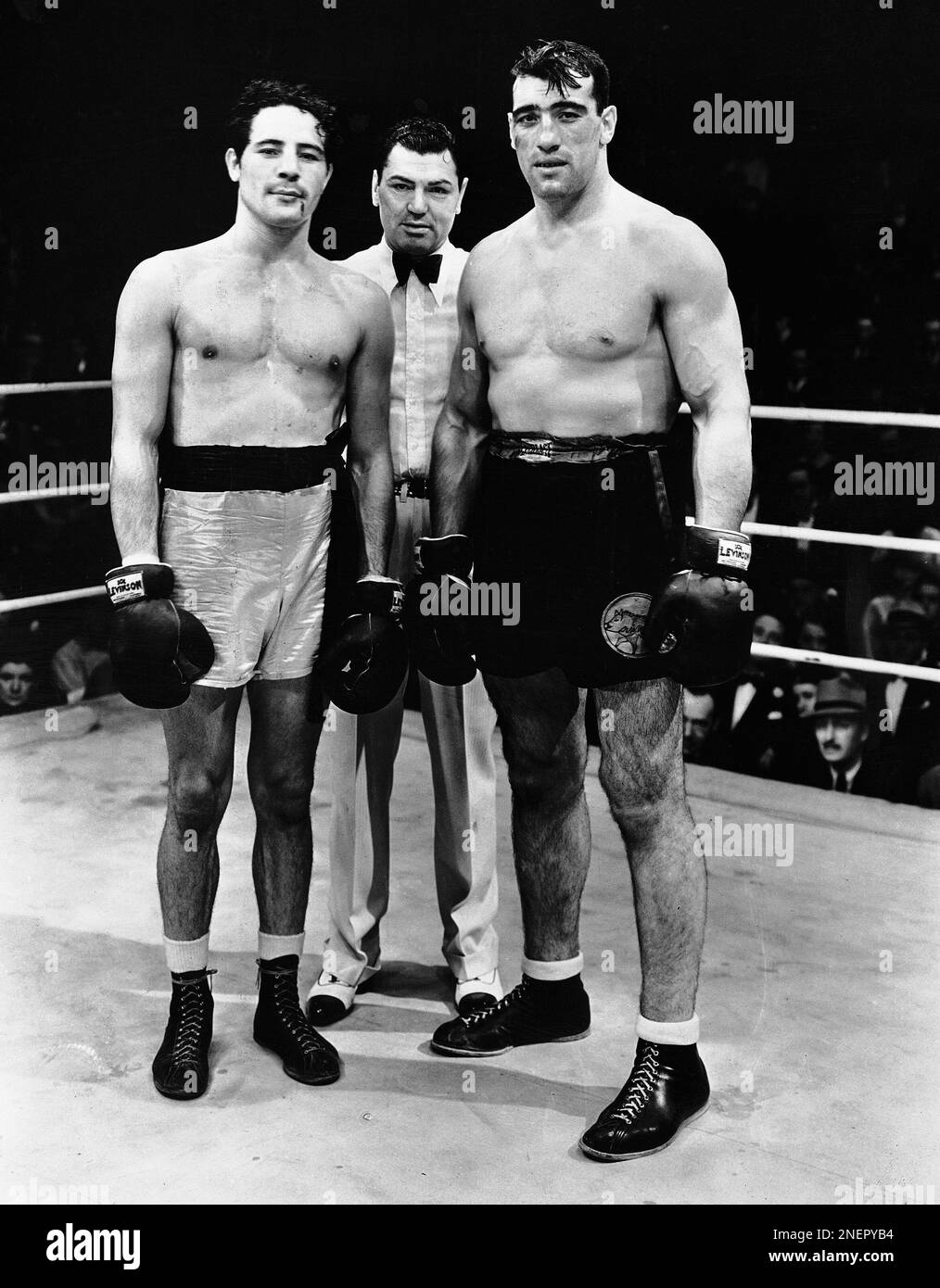 Three figures known to every ringsider- Max Baer, Jack Dempsey and ...