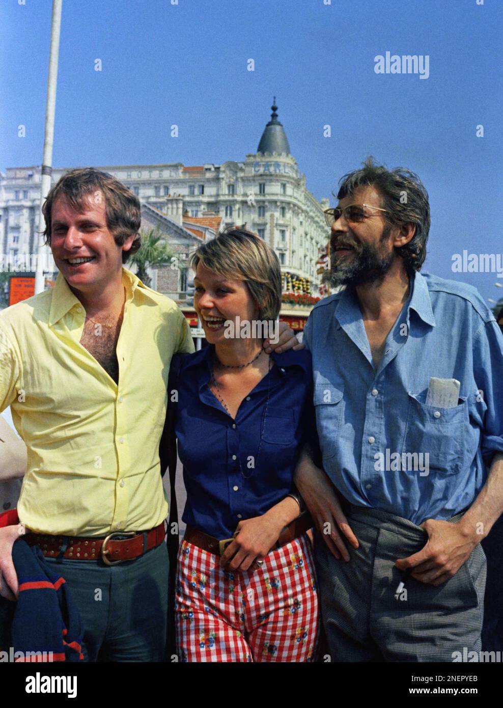 Left to right are Carolyn Seymour, Director Peter Medak, Peter O?Toole ...