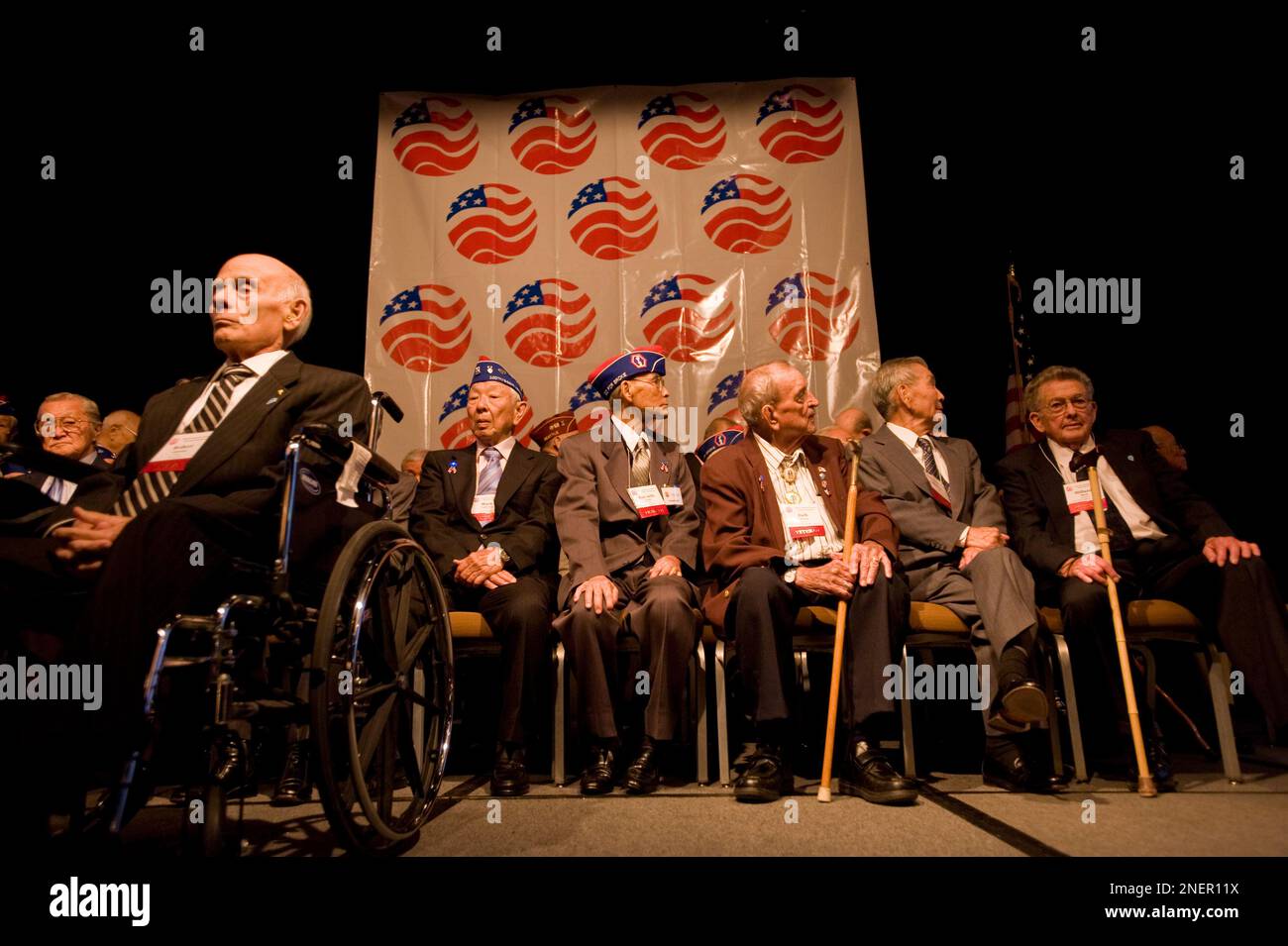 World War II veterans from the Texas's 1st Battalion, 141st Infantry ...