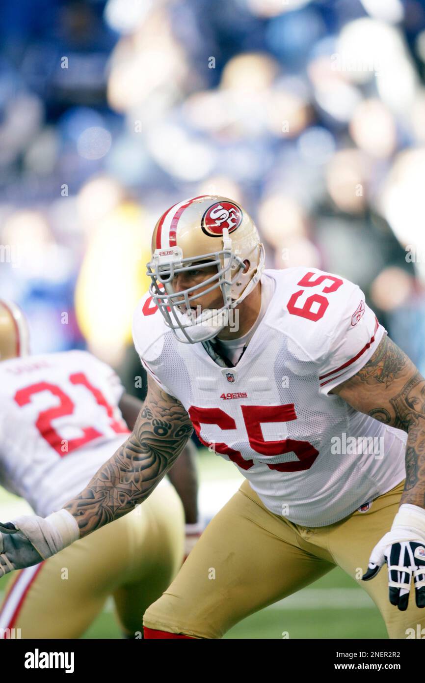 San Francisco 49ers offensive tackle Barry Sims (65) in action during ...