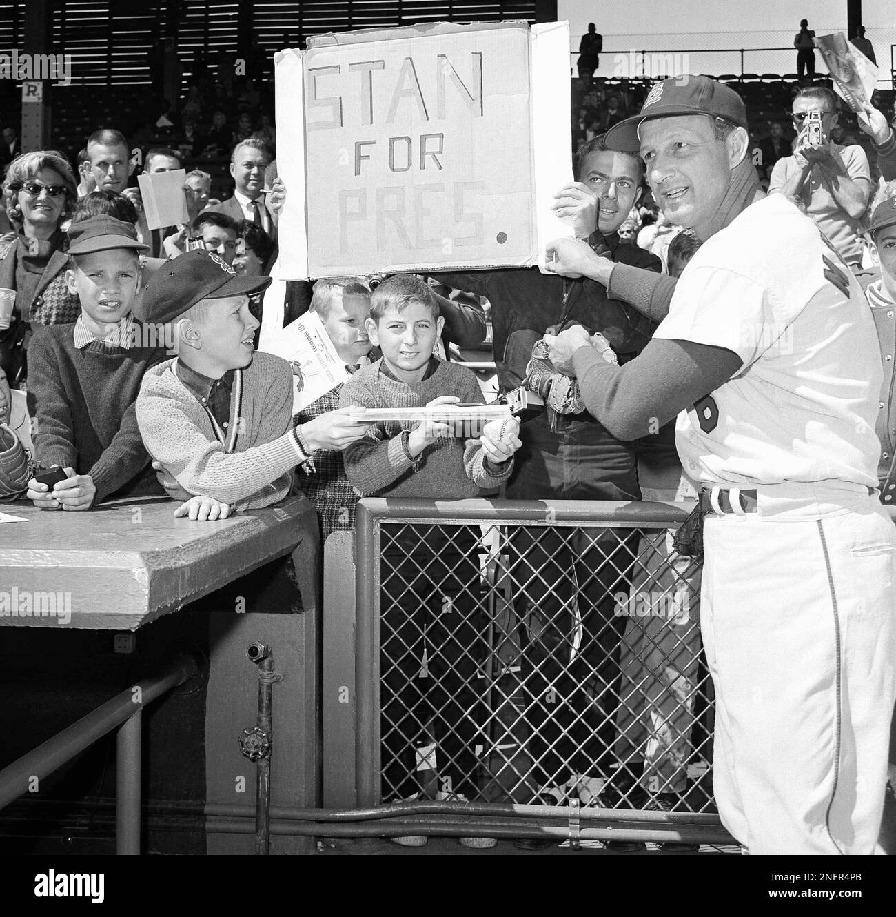 When Stan Musial appears on field for final game before retirement ...