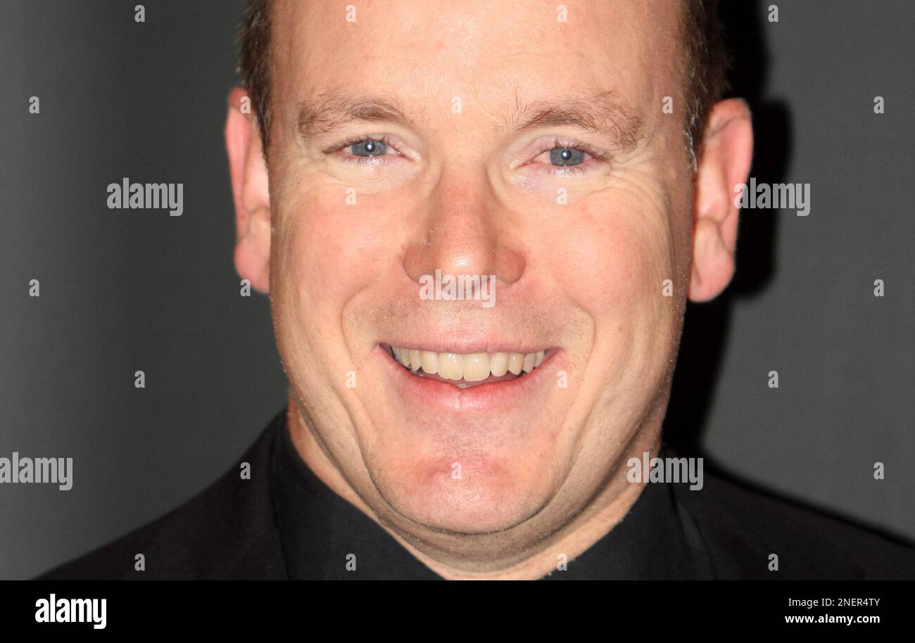Prince Albert of Monaco poses during the inauguration of the new ...