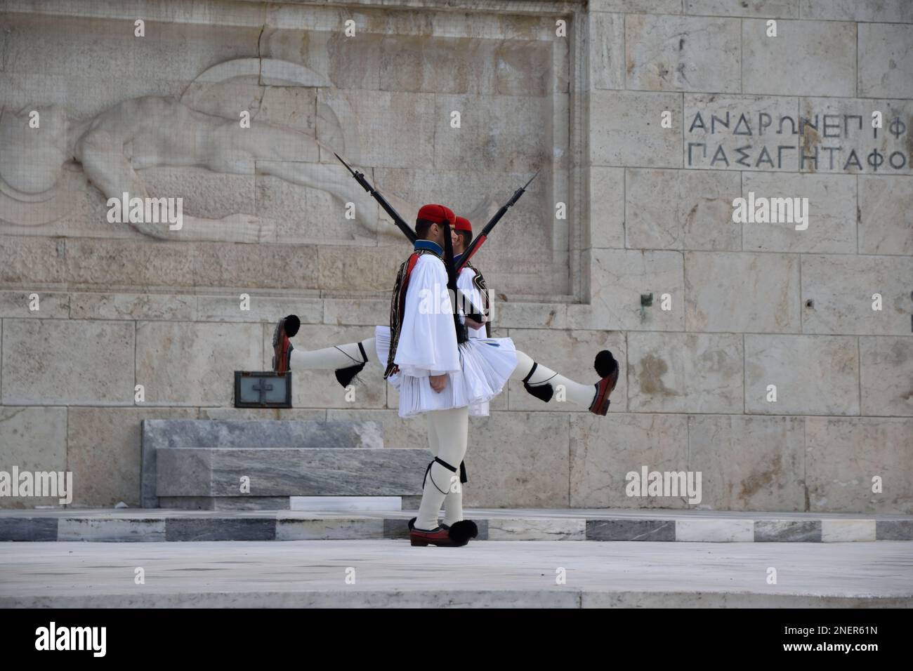 Evzones hi-res stock photography and images - Alamy