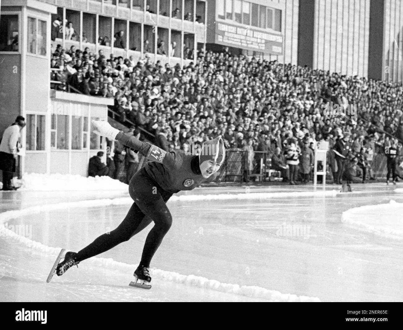 Russian speed skater Lidiya Skoblikova competes in the Women's 1,500 ...