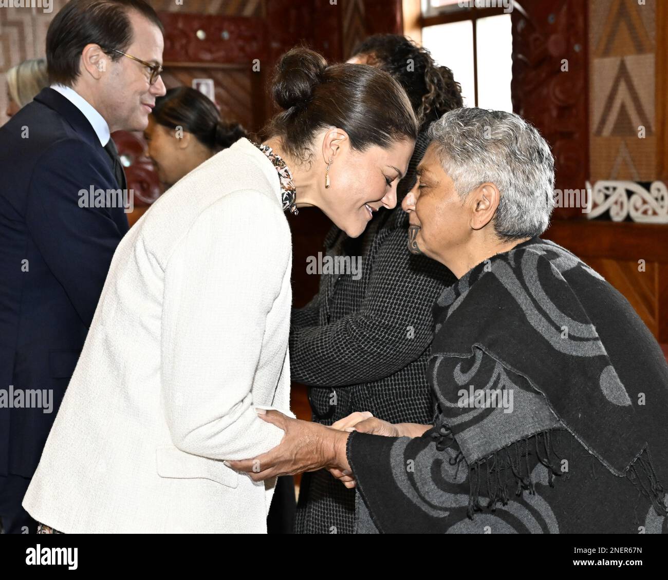 Crown Princess Victoria and Prince Daniel are greeted in the ...