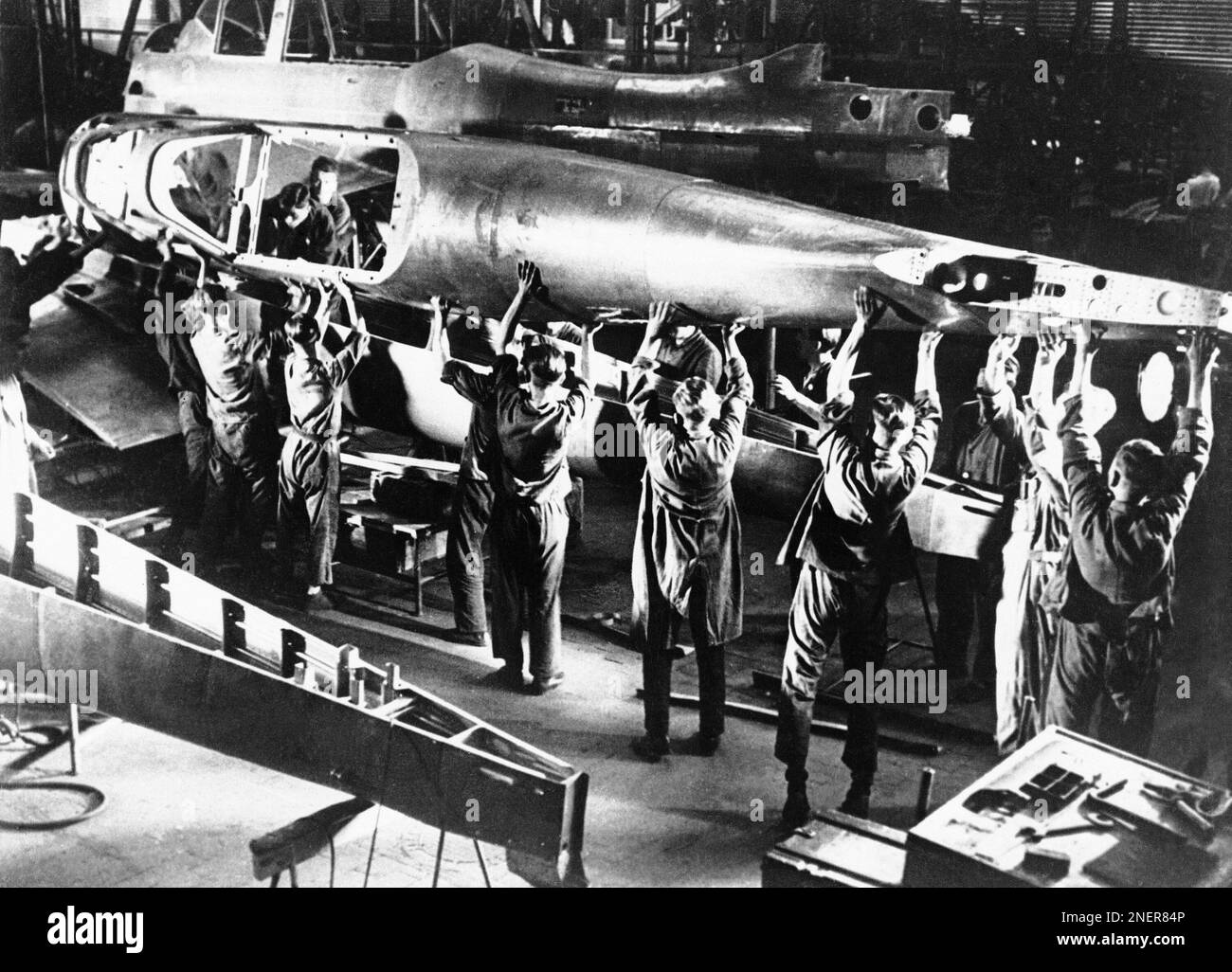 The German censor approved caption accompanying the above photo ...