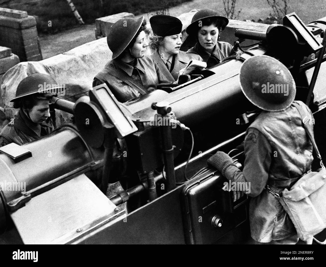 Ruth Cowan, woman war correspondent assigned to the London Bureau of ...