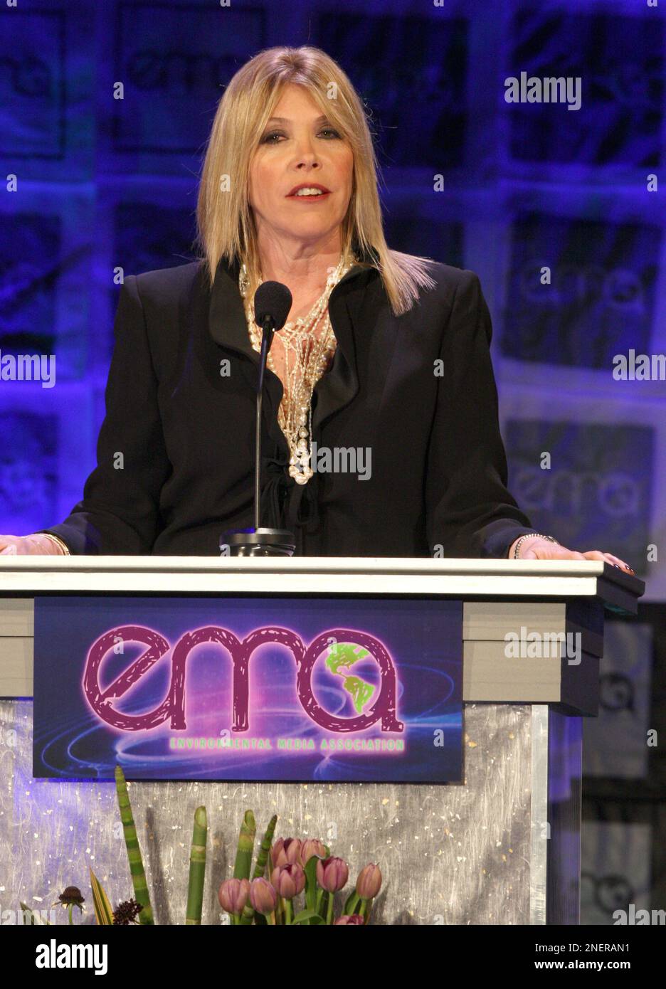 EMA President Debbie Levin speaks at the 20th Anniversary Environmental ...