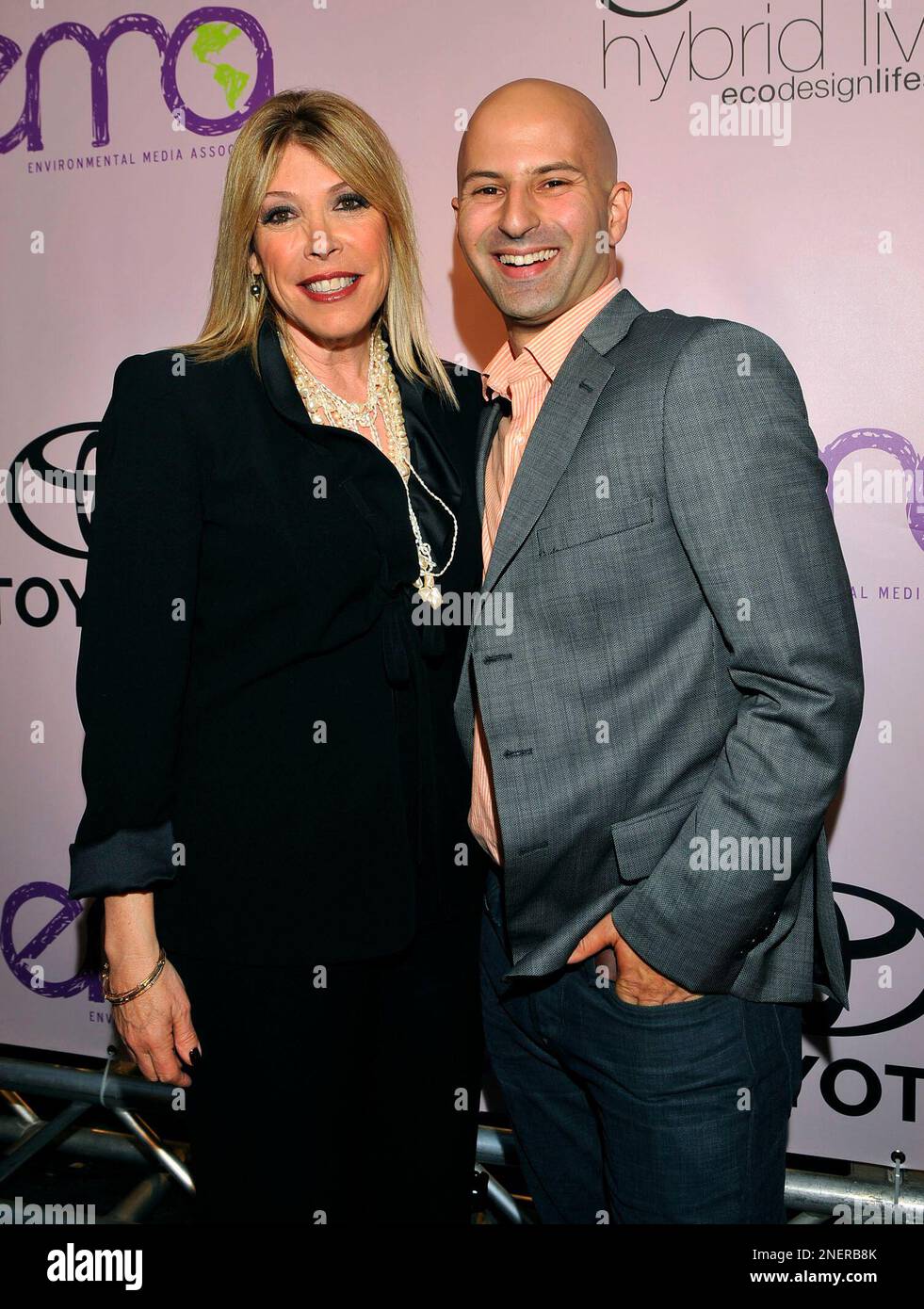 President of EMA Debbie Levin, left, and CEO Yes to Carrots Ido Leffler ...