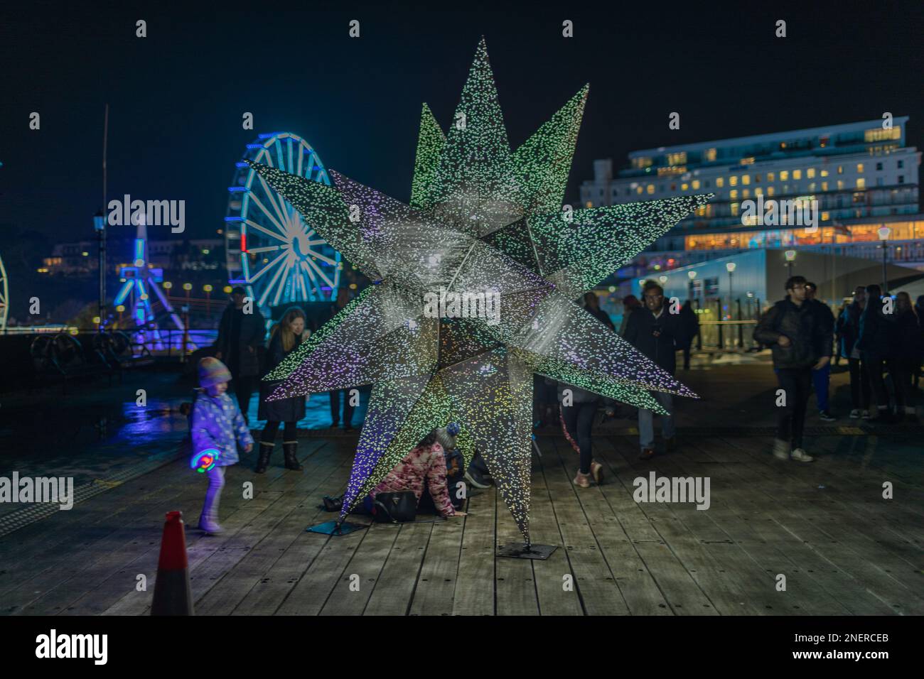 Southend on Sea, UK. 16th Feb, 2023. The Luminocity light festival returns to Southend for a ...