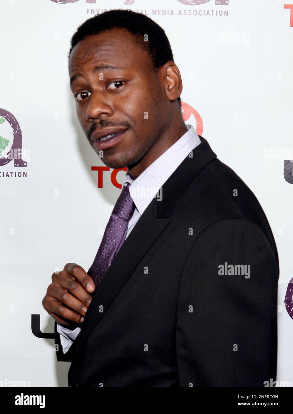 Actor Malcolm Barrett at the 20th Anniversary Environmental Media Awards at the Paramount lot on ...