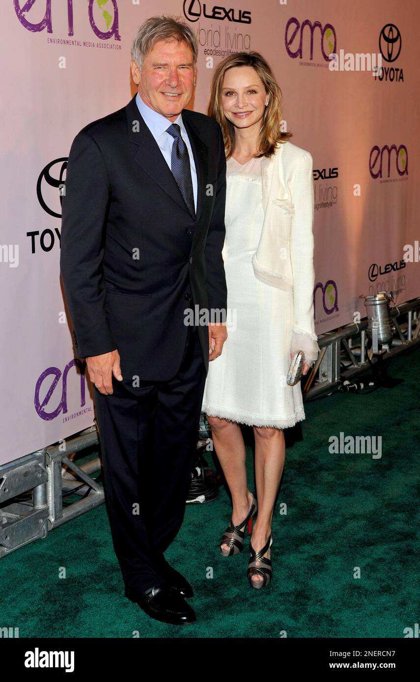 Actors Harrison Ford, left, and Calista Flockhart attend the 20th ...