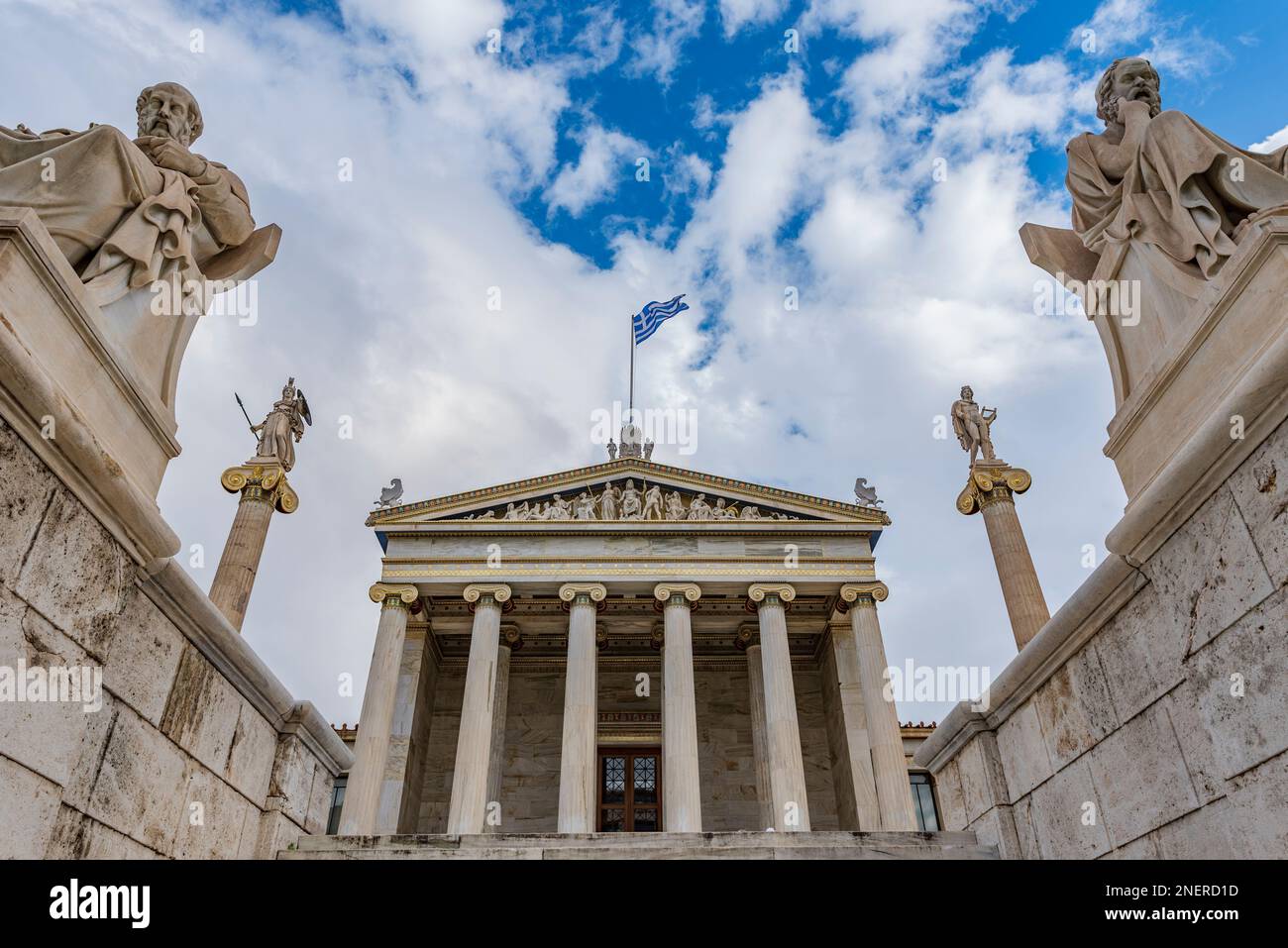 Academy of Athens, Greece Stock Photo - Alamy
