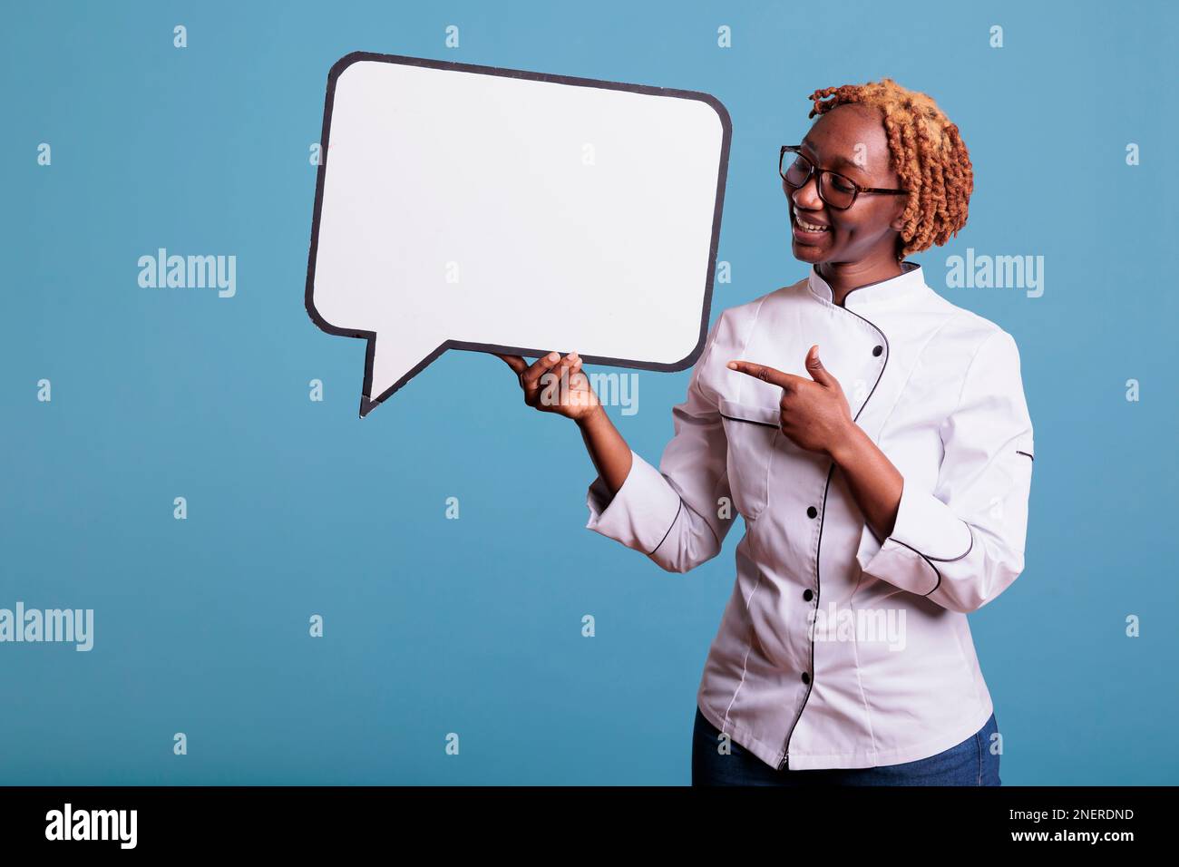 Mockup space smile speech hi-res stock photography and images - Alamy