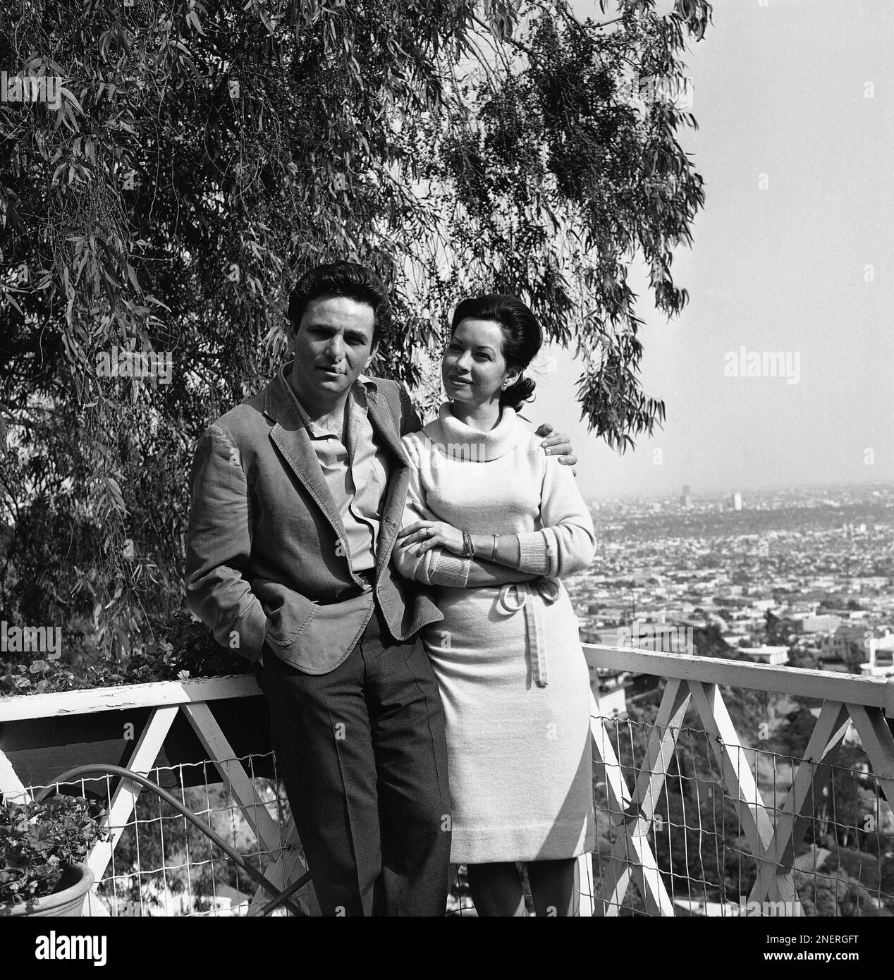 Actor Peter Falk with his wife Alyce at their Holllywood, Calif. home ...