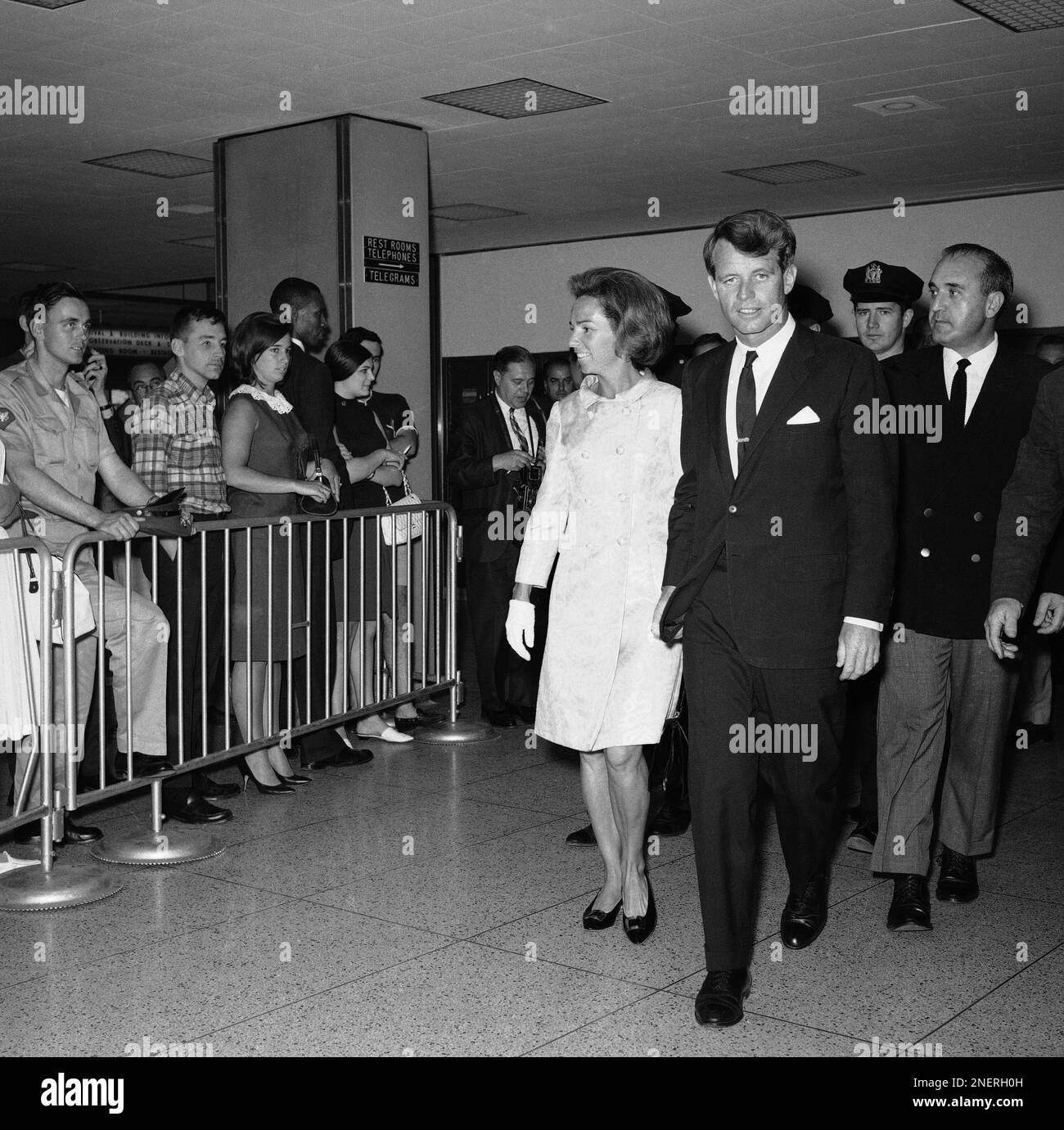 Attorney General Robert F. Kennedy and his wife Ethel arrive for annual ...