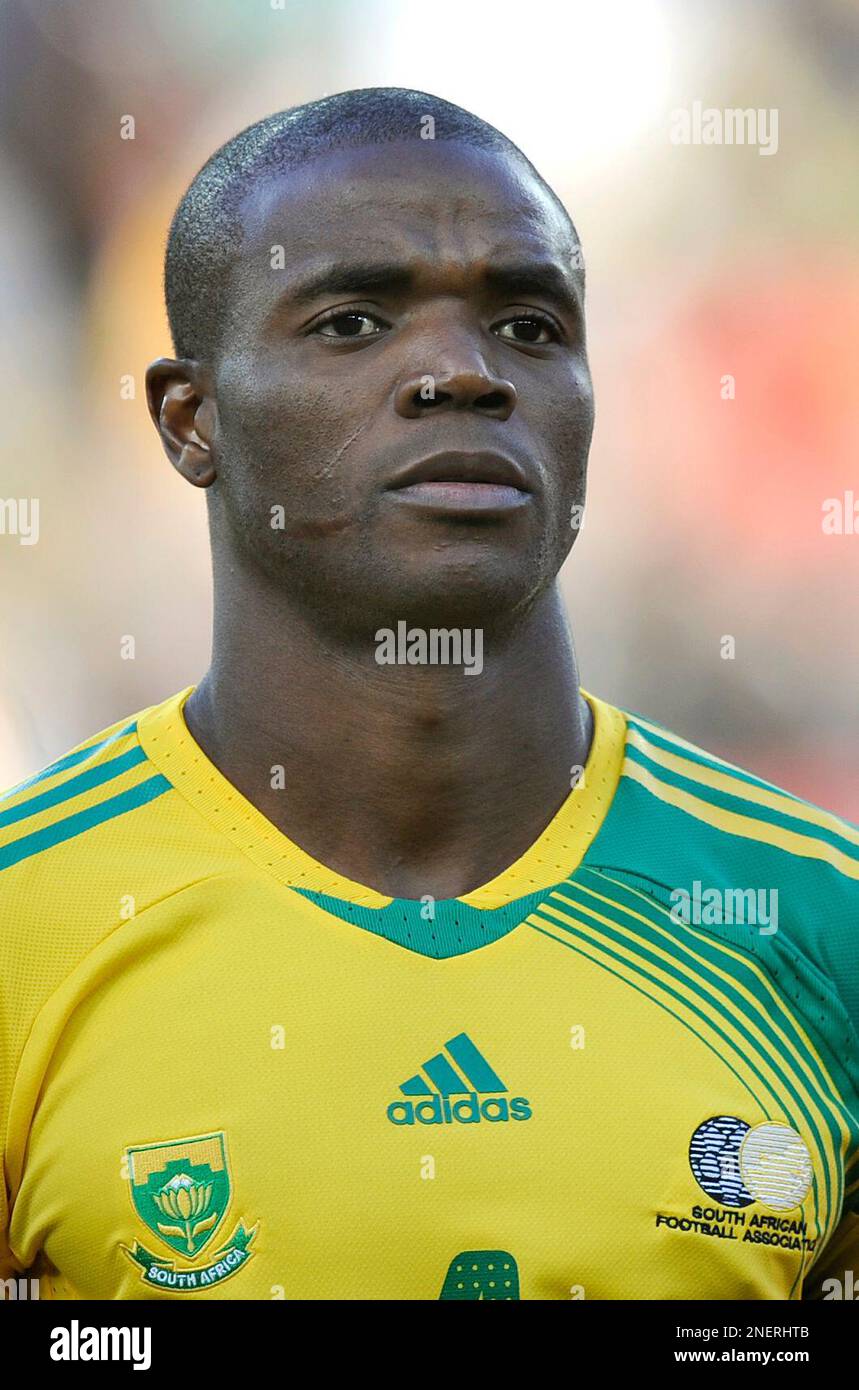 South Africa's Aaron Mokoena at the Confederations Cup soccer ...