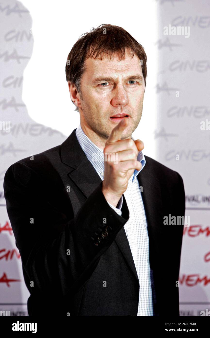 British actor David Morrisey poses during a photocall for the ...