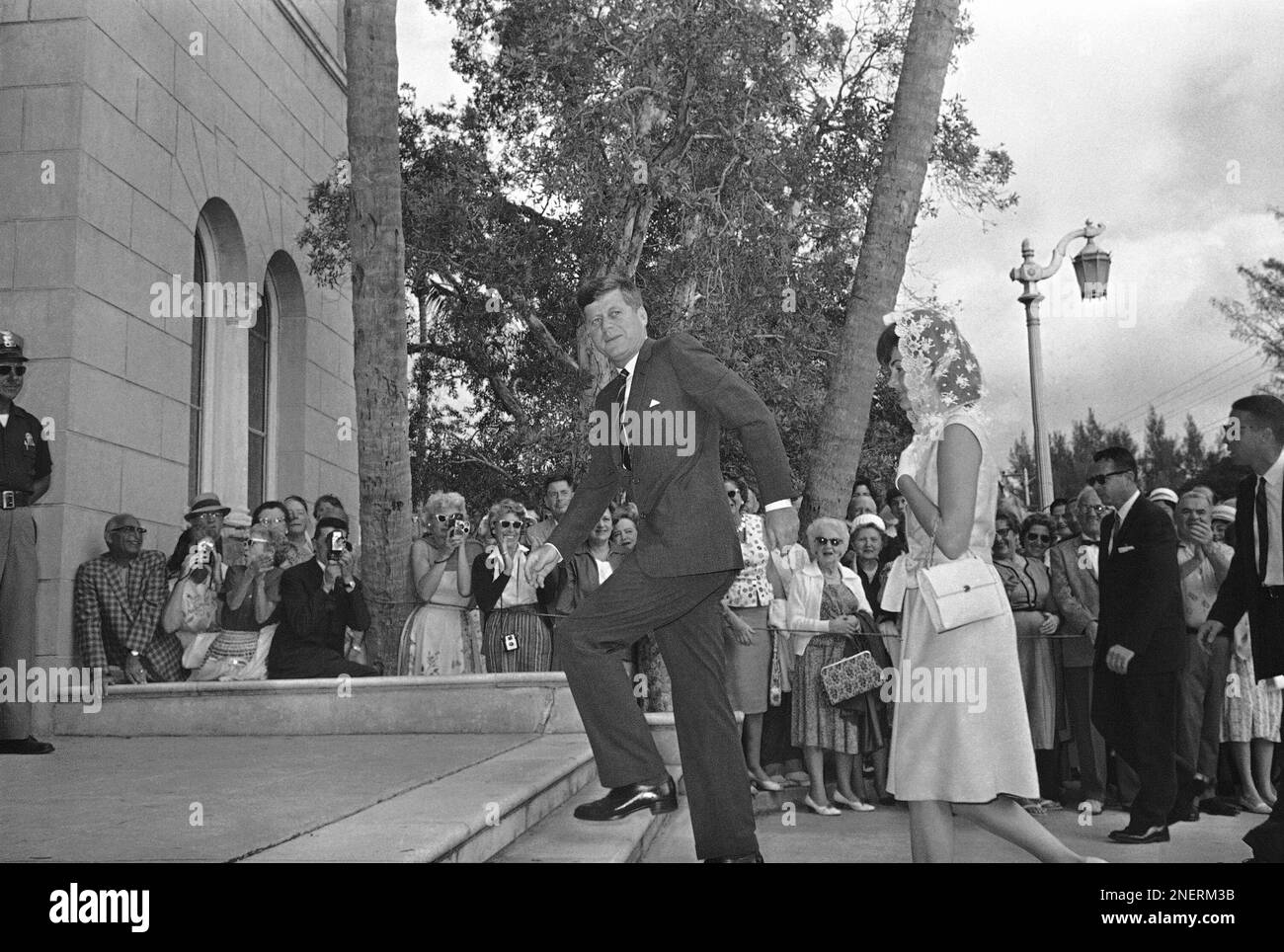 President John F. Kennedy and Jacqueline Kennedy attended mass at St ...