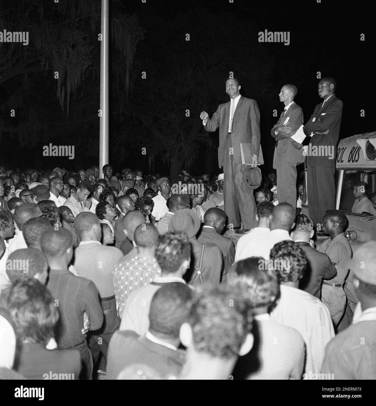 After a six-hour meeting with Southern University officials at night ...