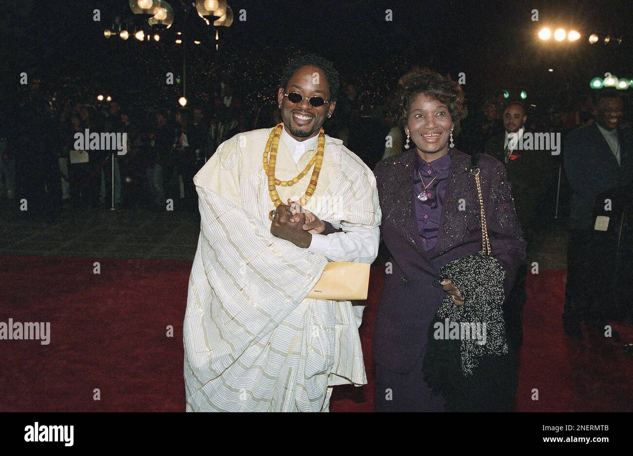 Actor T.C. Carson arrives with his mother at the 28th annual NAACP ...