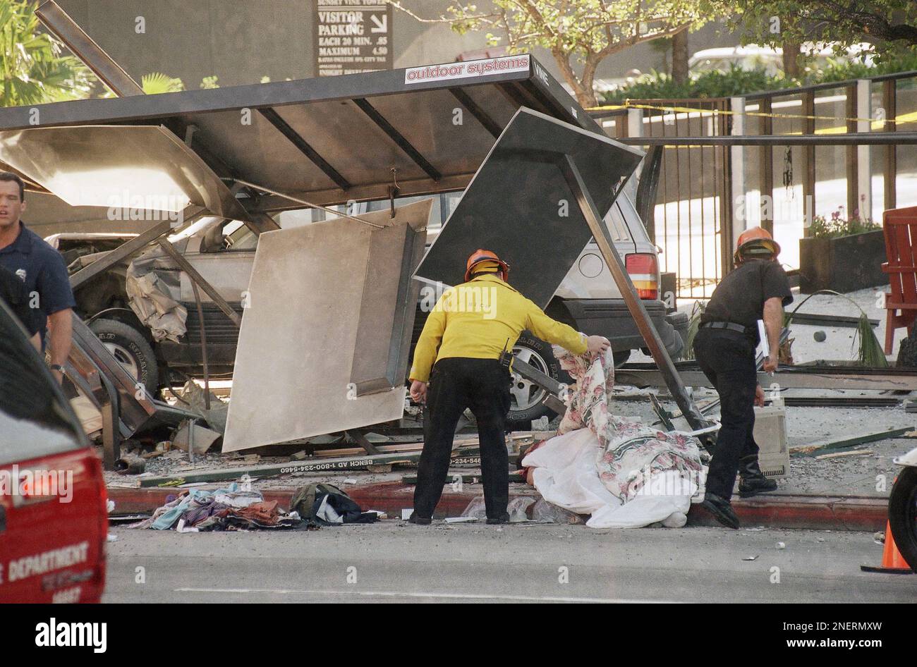 Emergencies and disasters transportation fire destruction damaged hi ...