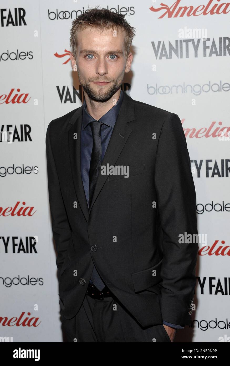Actor Joe Anderson attend the world premiere of 'Amelia' at the Paris ...