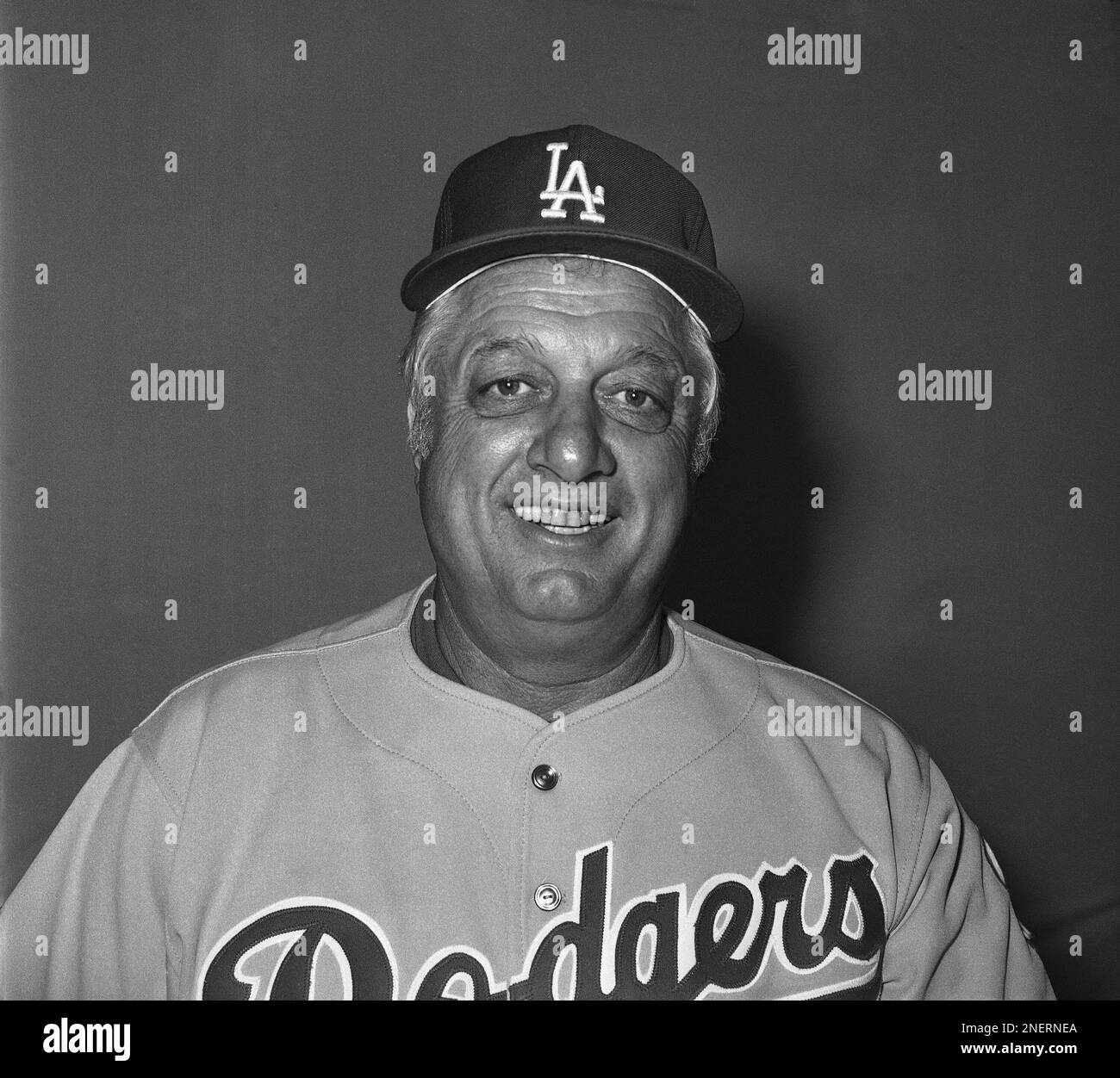 Los Angeles Dodgers manager Tom Lasorda in 1982. (AP Photo Stock Photo ...