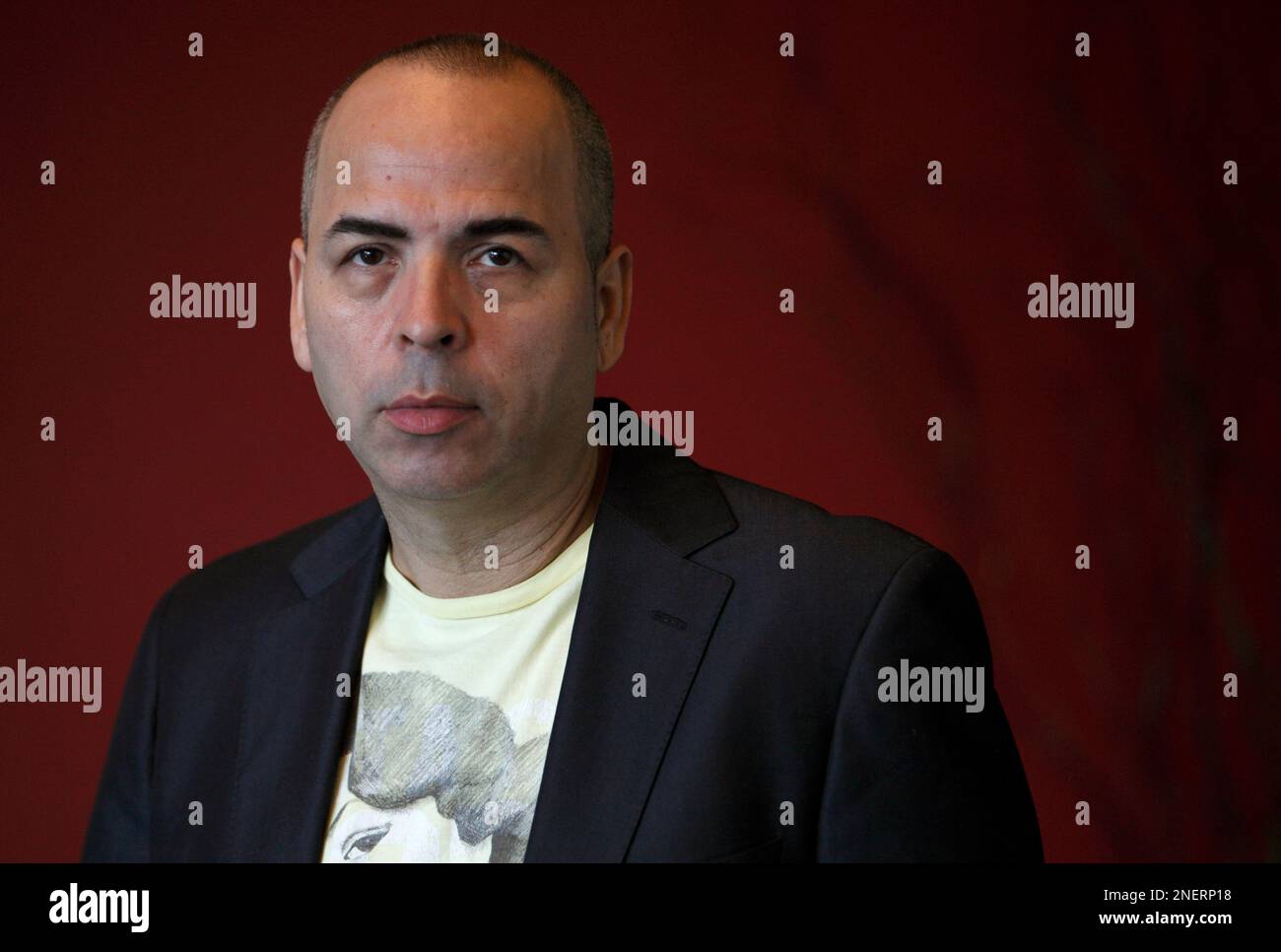 Mexican fashion designer Louis Verdad poses for a portrait in Mexico ...