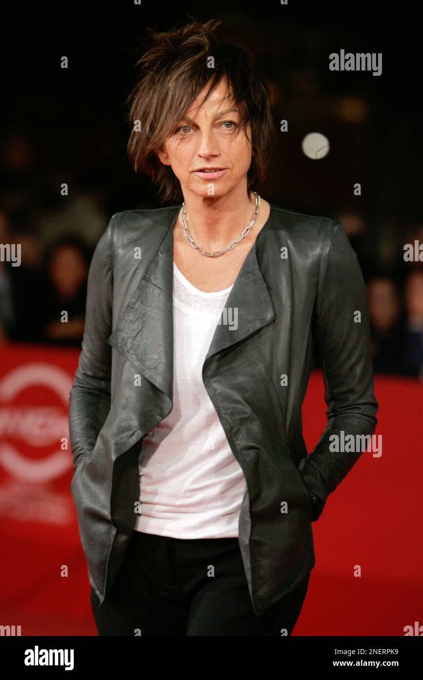Italian singer Gianna Nannini poses on the red carpet at the 4th ...
