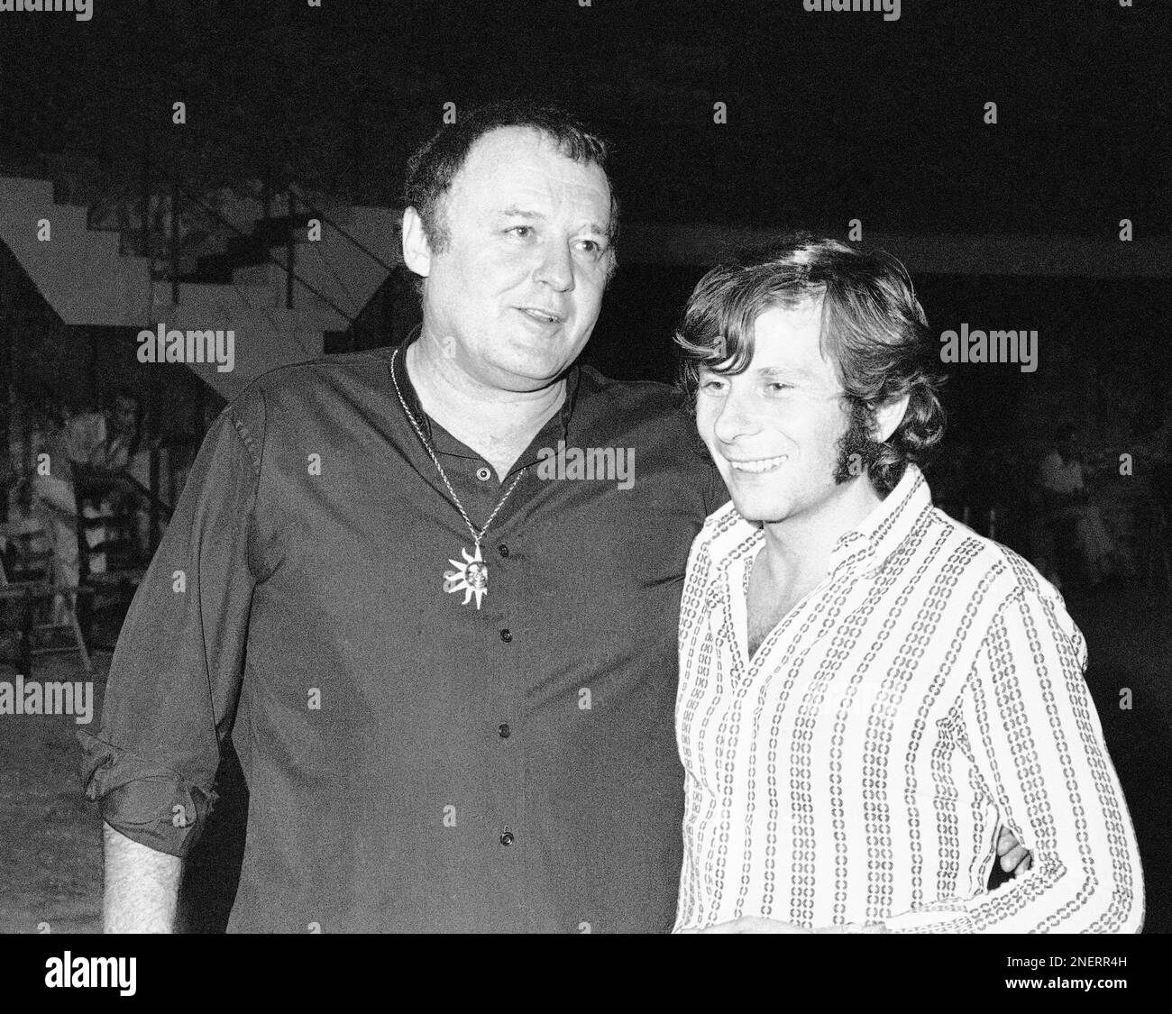 American actor Rod Steiger, left and Polish-born director Roman ...