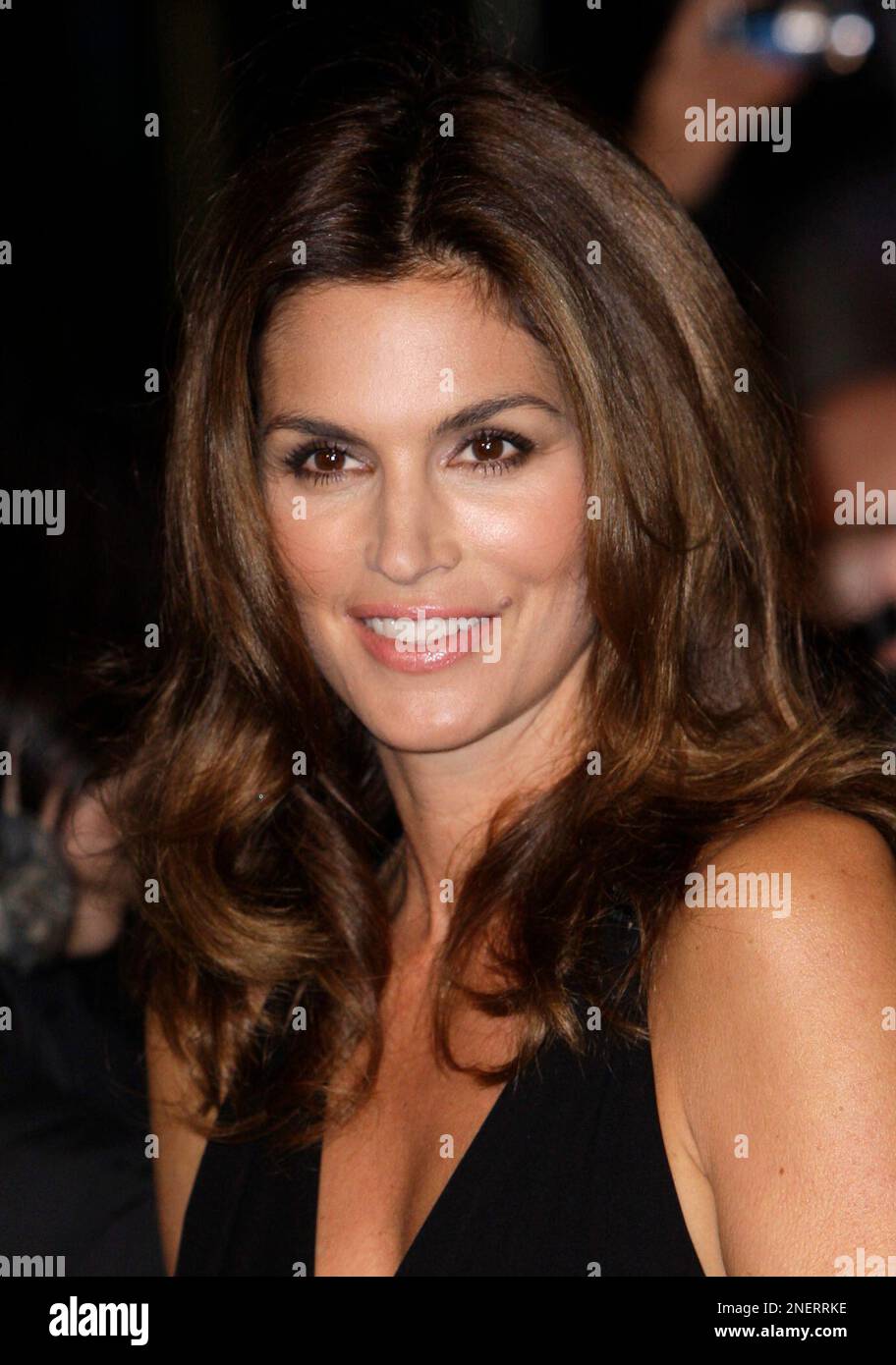 U.S. model Cindy Crawford arrives for the World Premiere of the film ...