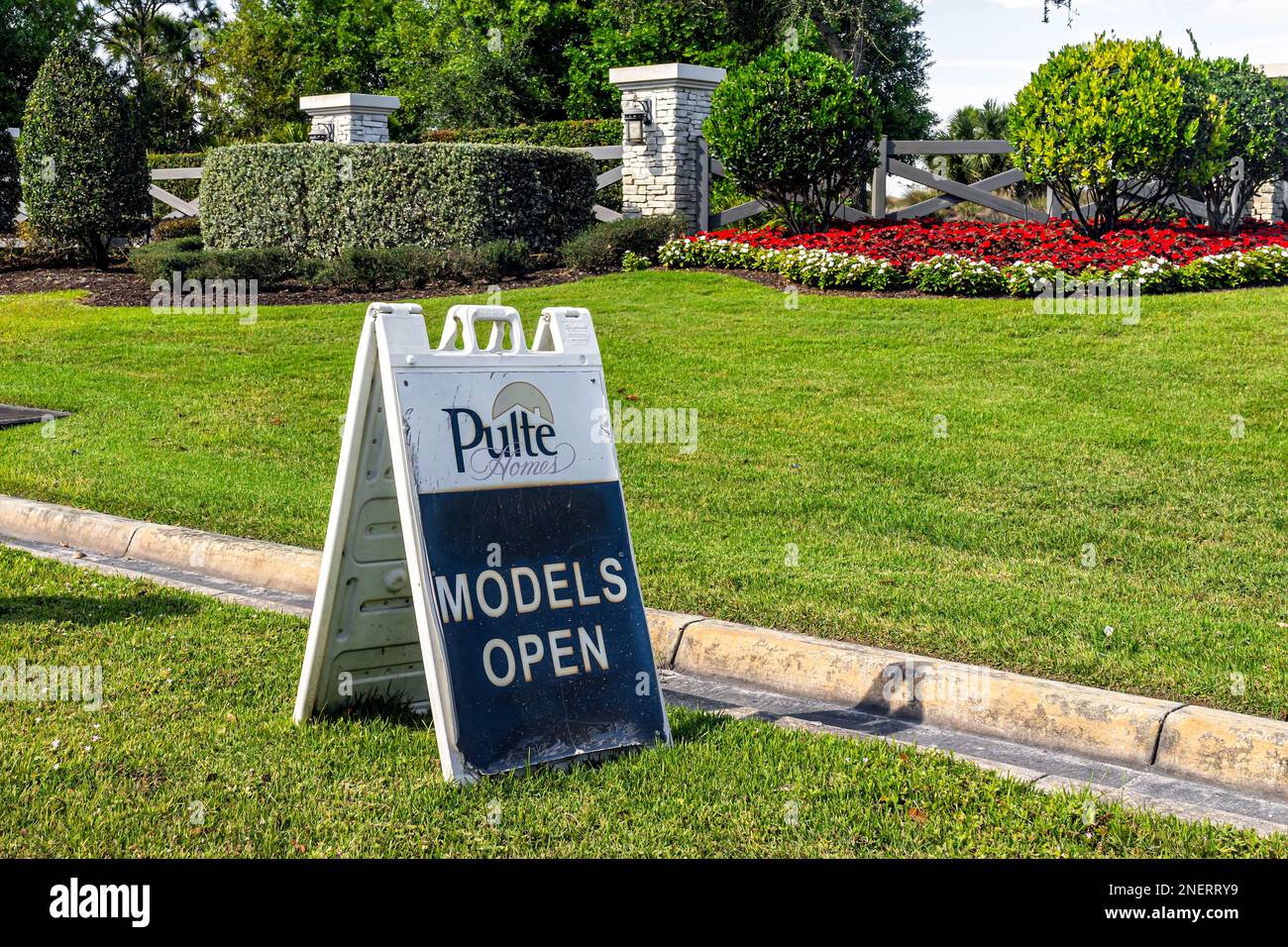 Residential community model open sign hi-res stock photography and ...
