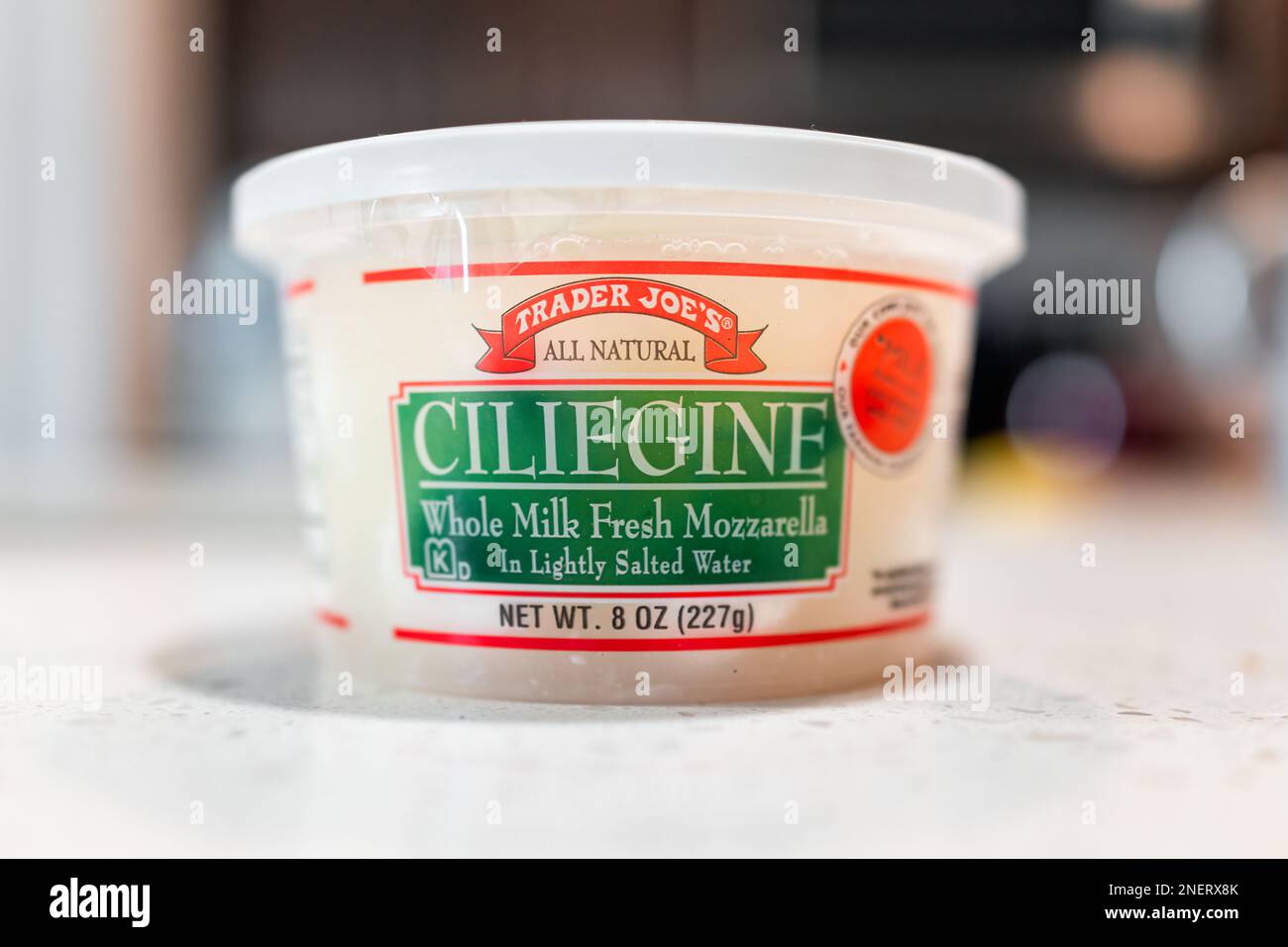 Naples, USA - May 24, 2022: Ciliegine cheese product from Trader Joe's ...