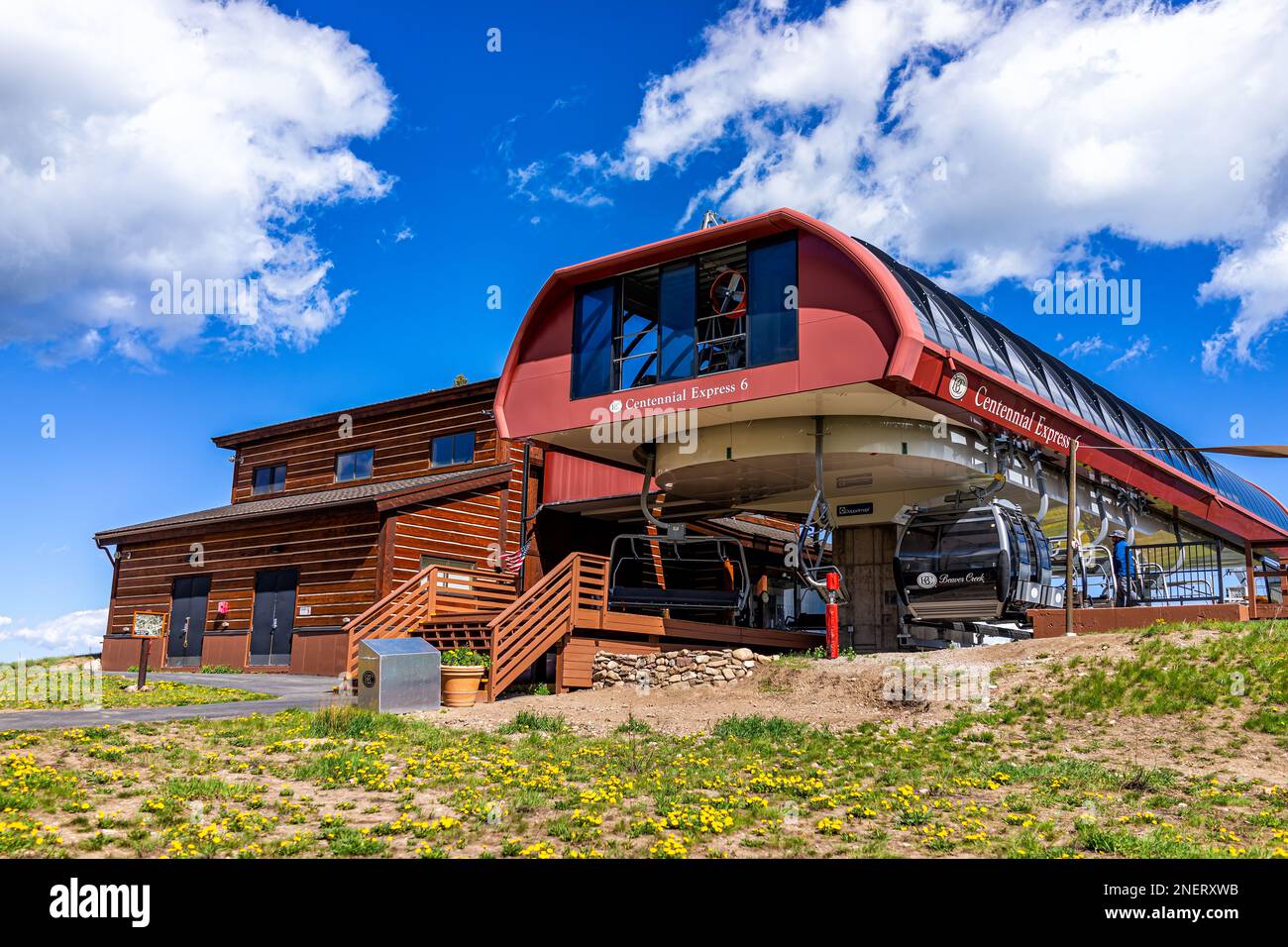 Funicular in colorado mountains hi-res stock photography and images - Alamy