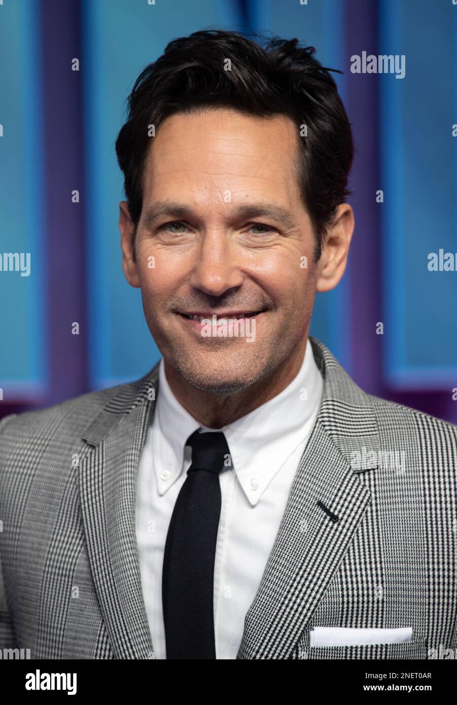 February 16th, 2023, London, UK. Paul Rudd arriving at the Ant Man And ...