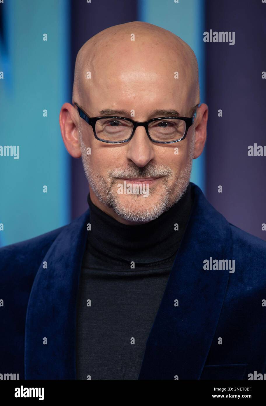 February 16th, 2023, London, UK. Peyton Reed arriving at the Ant Man ...